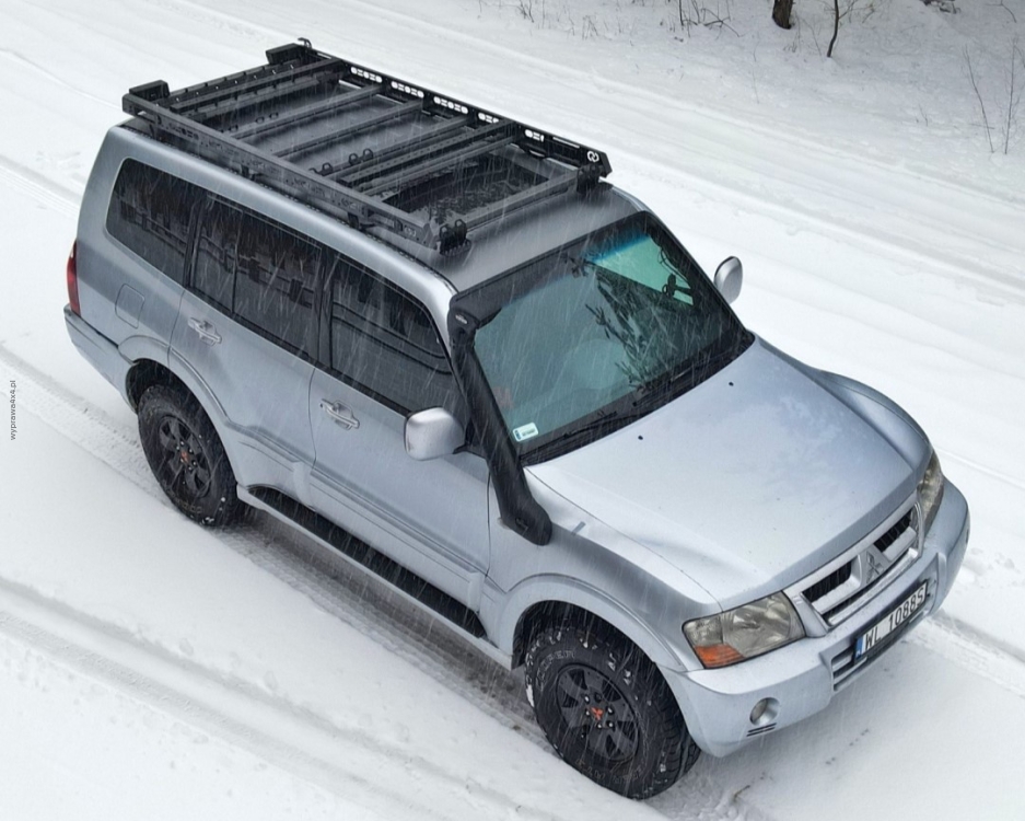 Bagażnik dachowy Galante Graty Mitsubishi Pajero 3 LWB bez relingów
